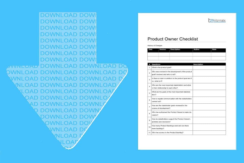 Product Owner Checklist - Downloads - t2informatik