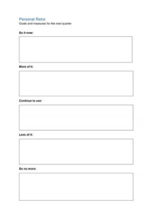 Personal Retro Template - Downloads - t2informatik