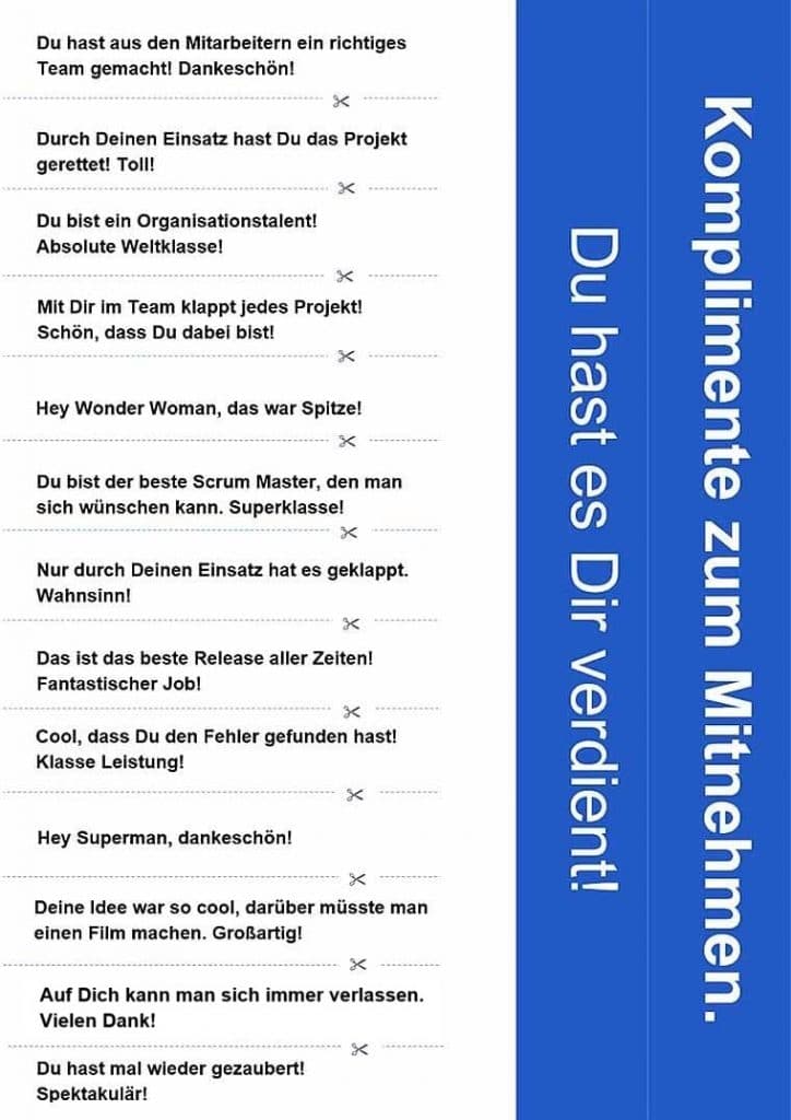 Komplimente zum Mitnehmen - Downloads - t2informatik