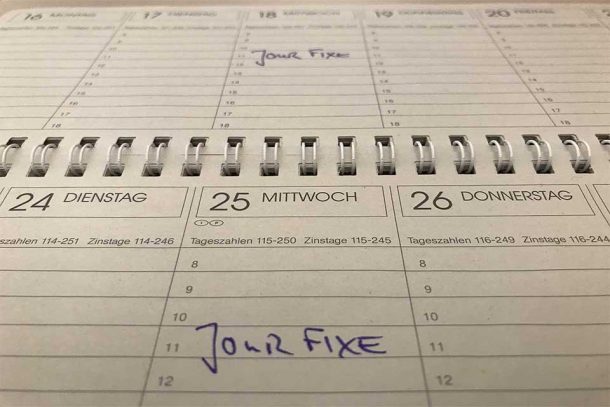 Was ist ein Jour fixe? - Wissen kompakt - t2informatik